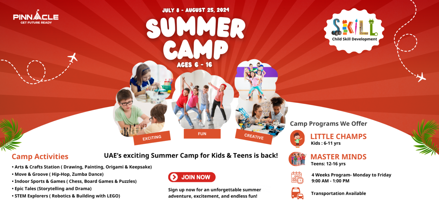 Best Summer Camp Program 2025 for kids & teens in Dubai
