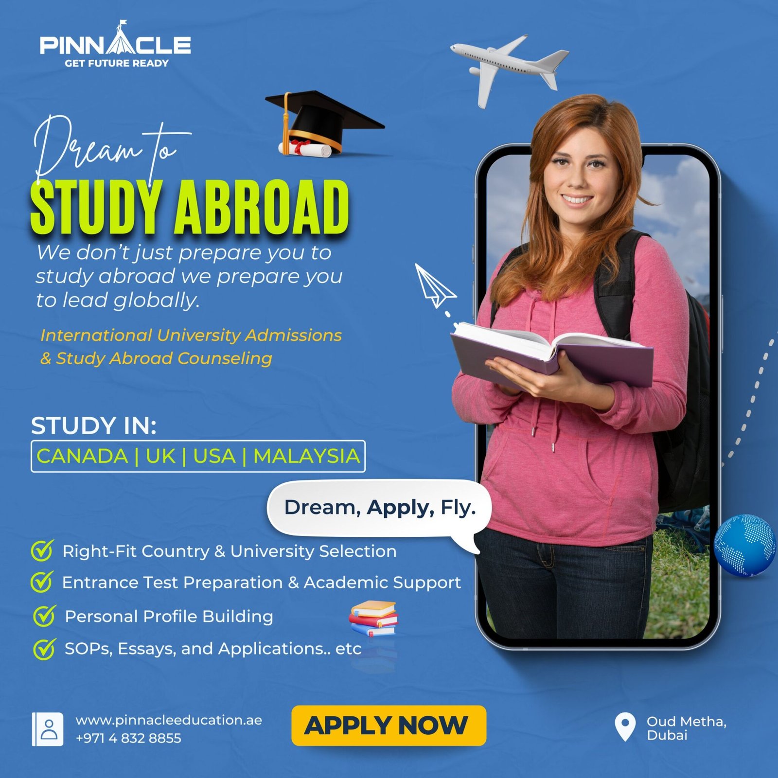 Study Abroad & University Admissions | PINNACLE Dubai