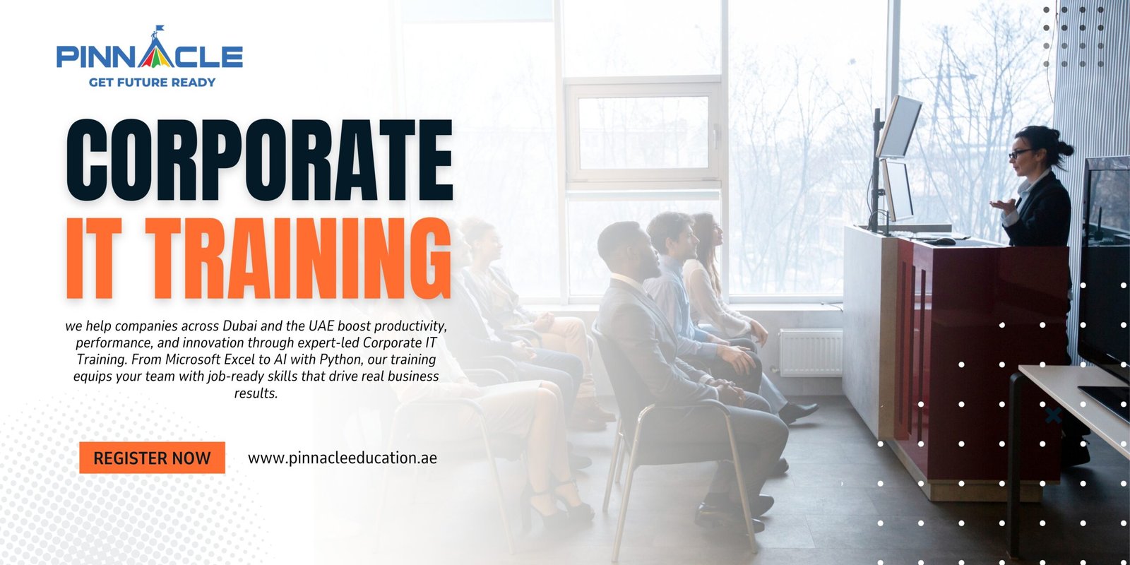 Corporate IT Training Dubai | AI Python Excel Power BI (2025) PINNACLE